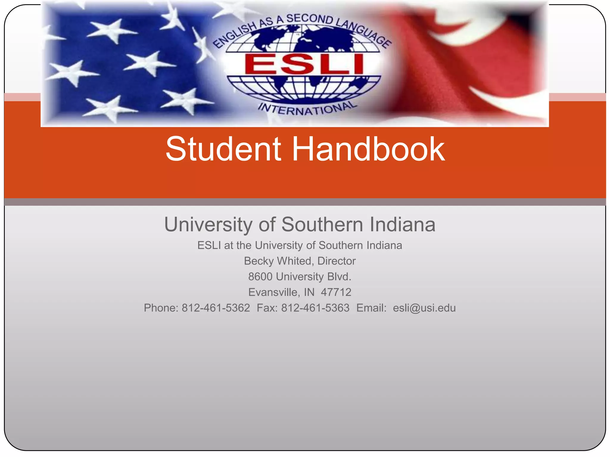 Student Handbook | PPTX