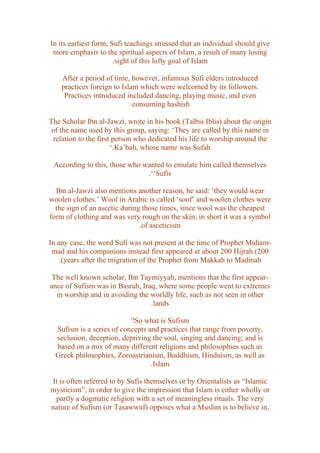 Sufism | DOC