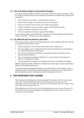 Test Axioms – An Introduction | PDF