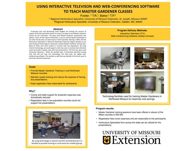 C:\Fakepath\T Fowler Missouri Using Interactive Televisionand Web ...