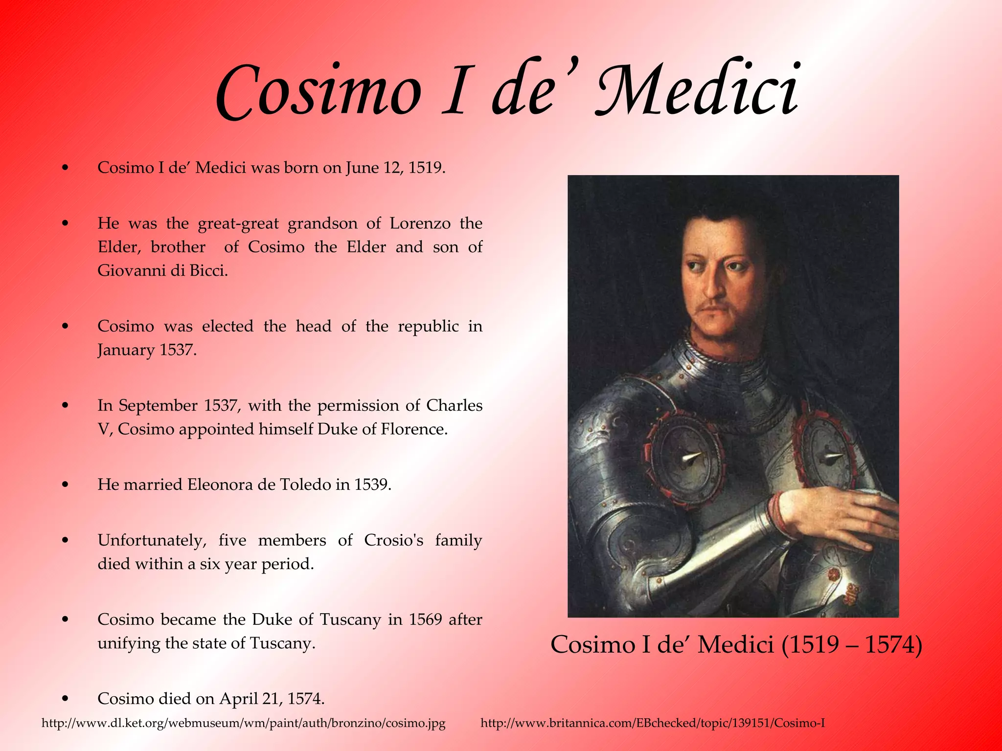 The de' Medici Family | PPT