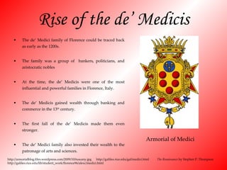 The de' Medici Family | PPT