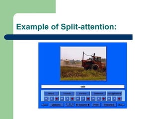 The Split Attention Principle In Multimedia Learning | PPT