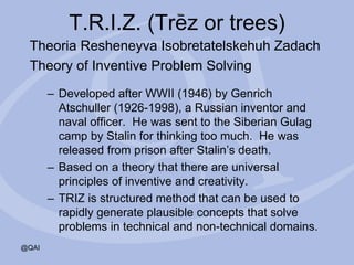 Triz Presentation | PDF