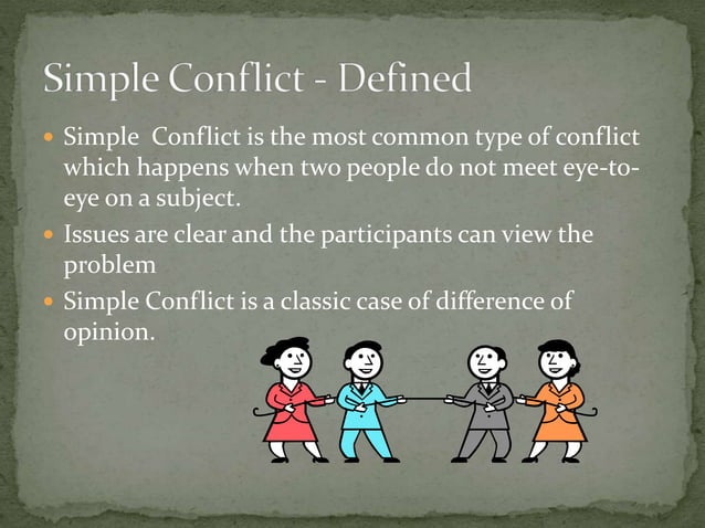 Types of Conflicts | PPTX