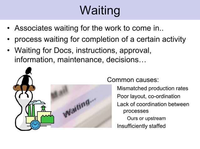 Types of waste - lean Concept Krishna Heda