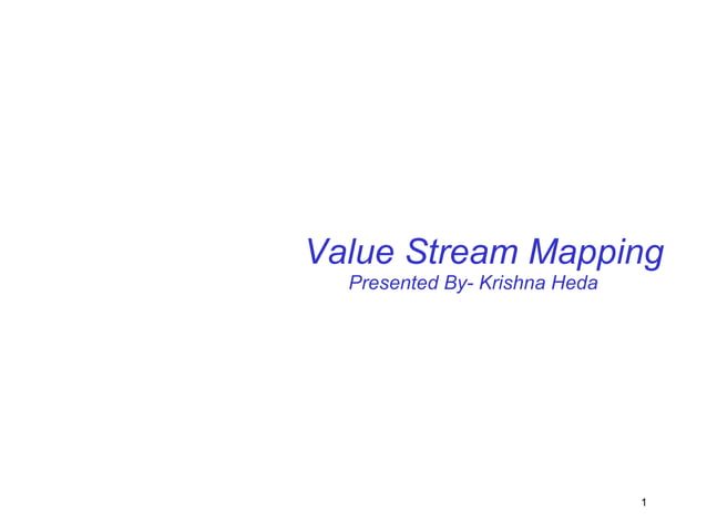 Value stream mapping - Future State | PPT