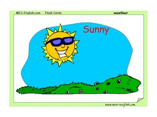 WeatherFlashCardsINFANTIL | PPT