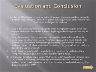 WebQuest PowerPoint | PPT