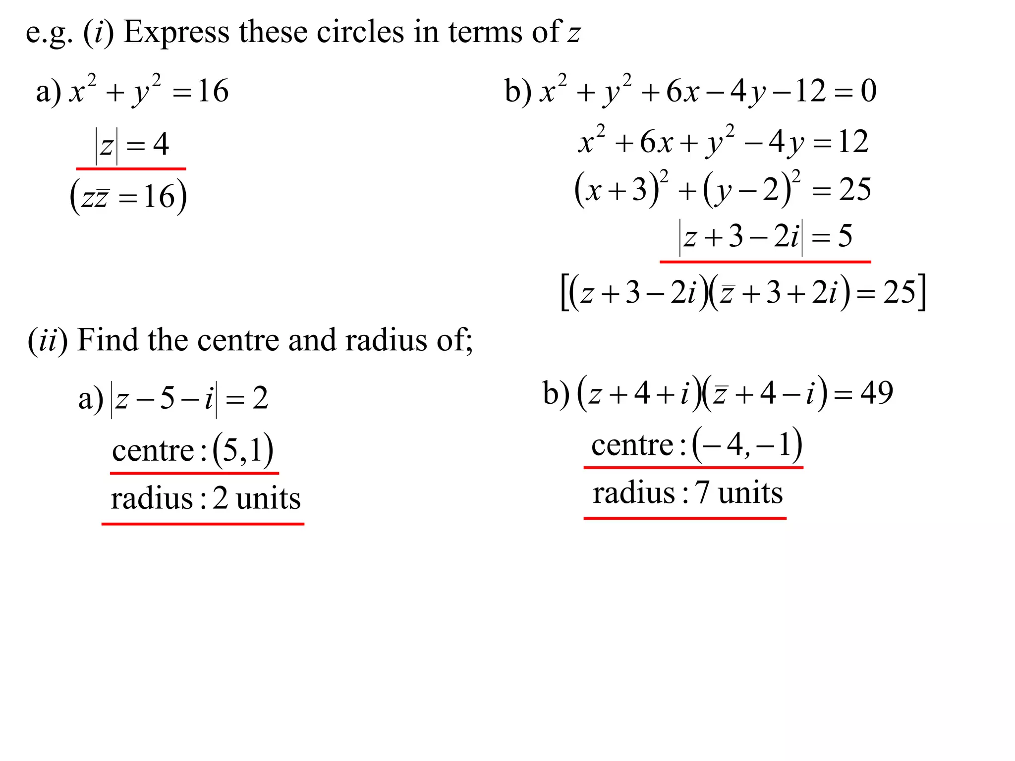 X2 T01 10 locus & complex numbers 1 | PDF
