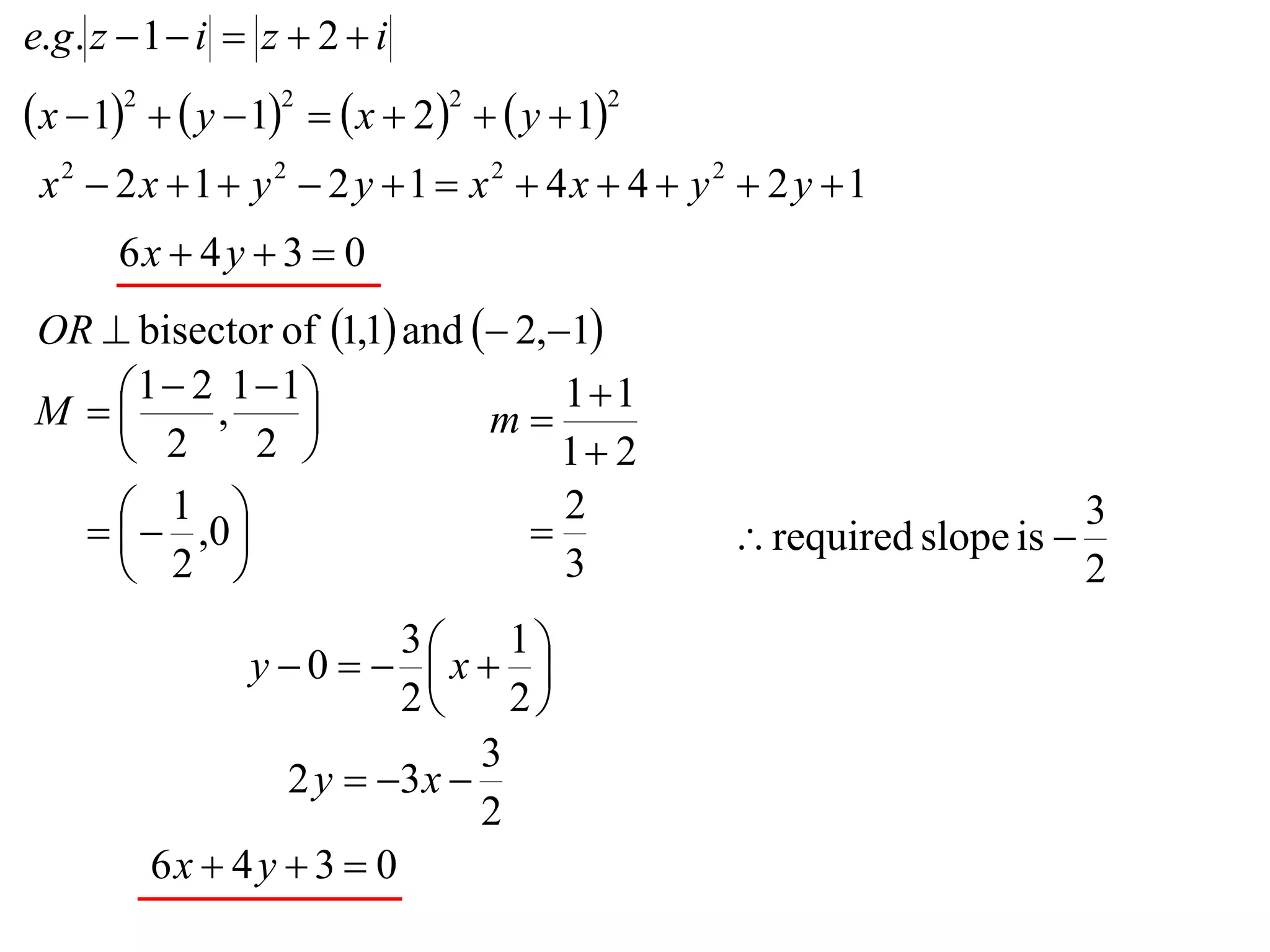 X2 T01 11 locus & complex numbers 2 | PDF