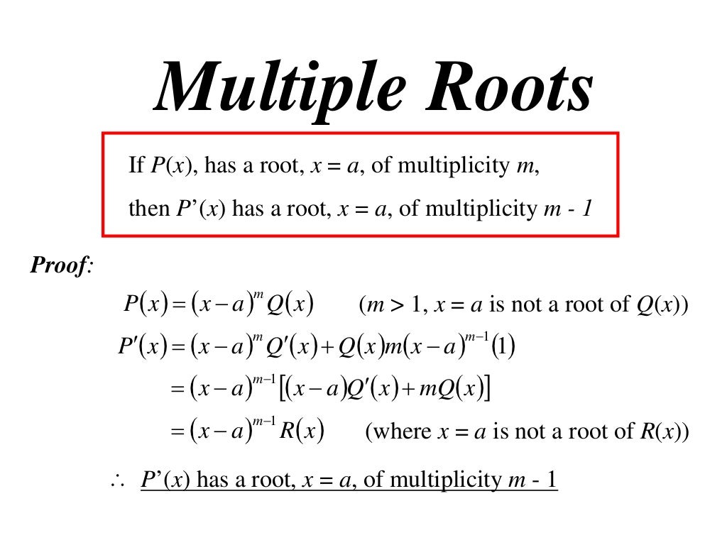 X2 T02 01 multiple roots