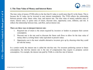 Cfa level 1 quantitative analysis e book part 1 | PDF