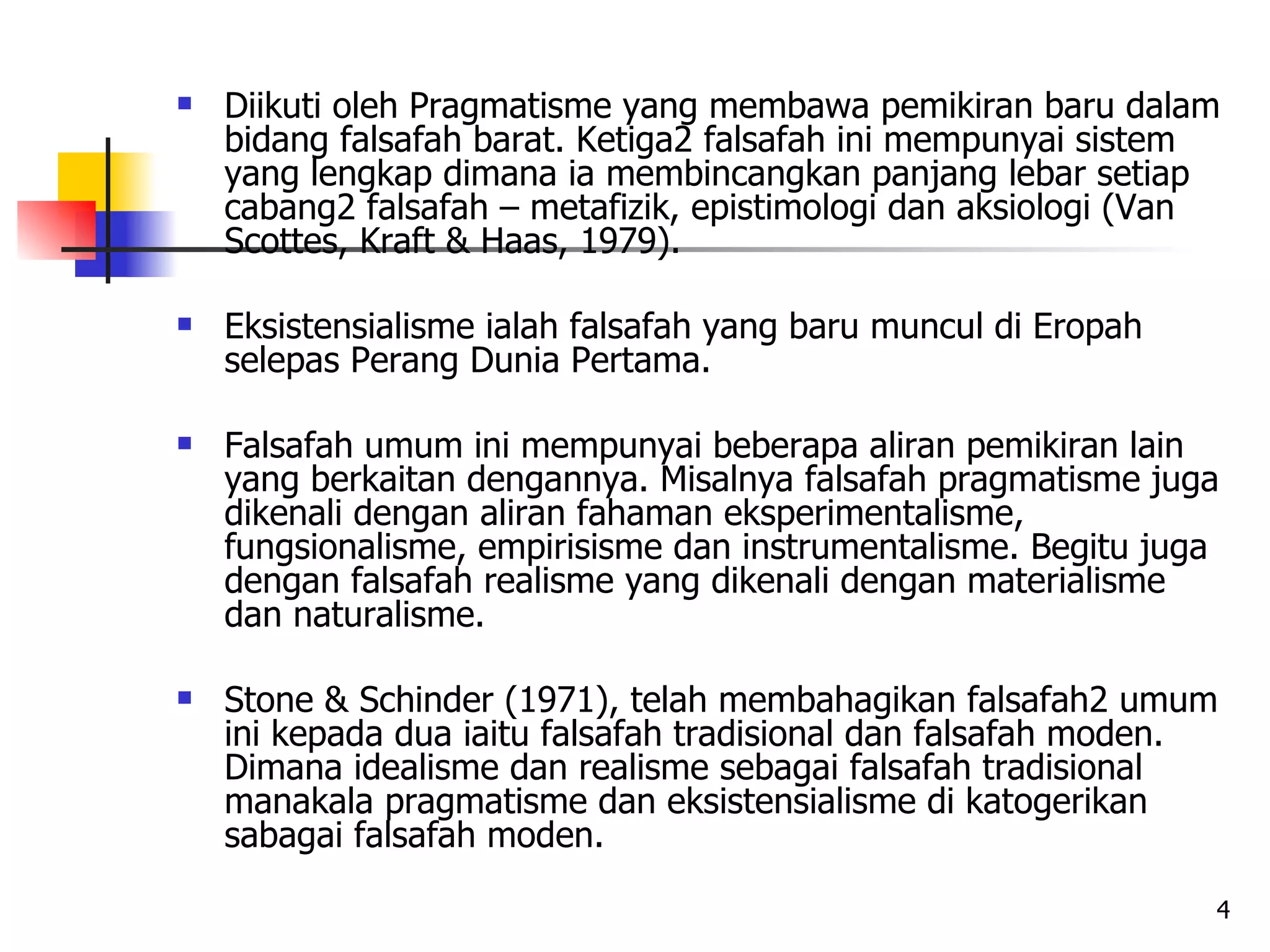 (C) falsafah tradisional & moden | PPT