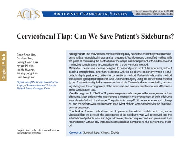 Cervicofacial flap : revisted | PPTX | Ear, Nose and Throat Conditions ...