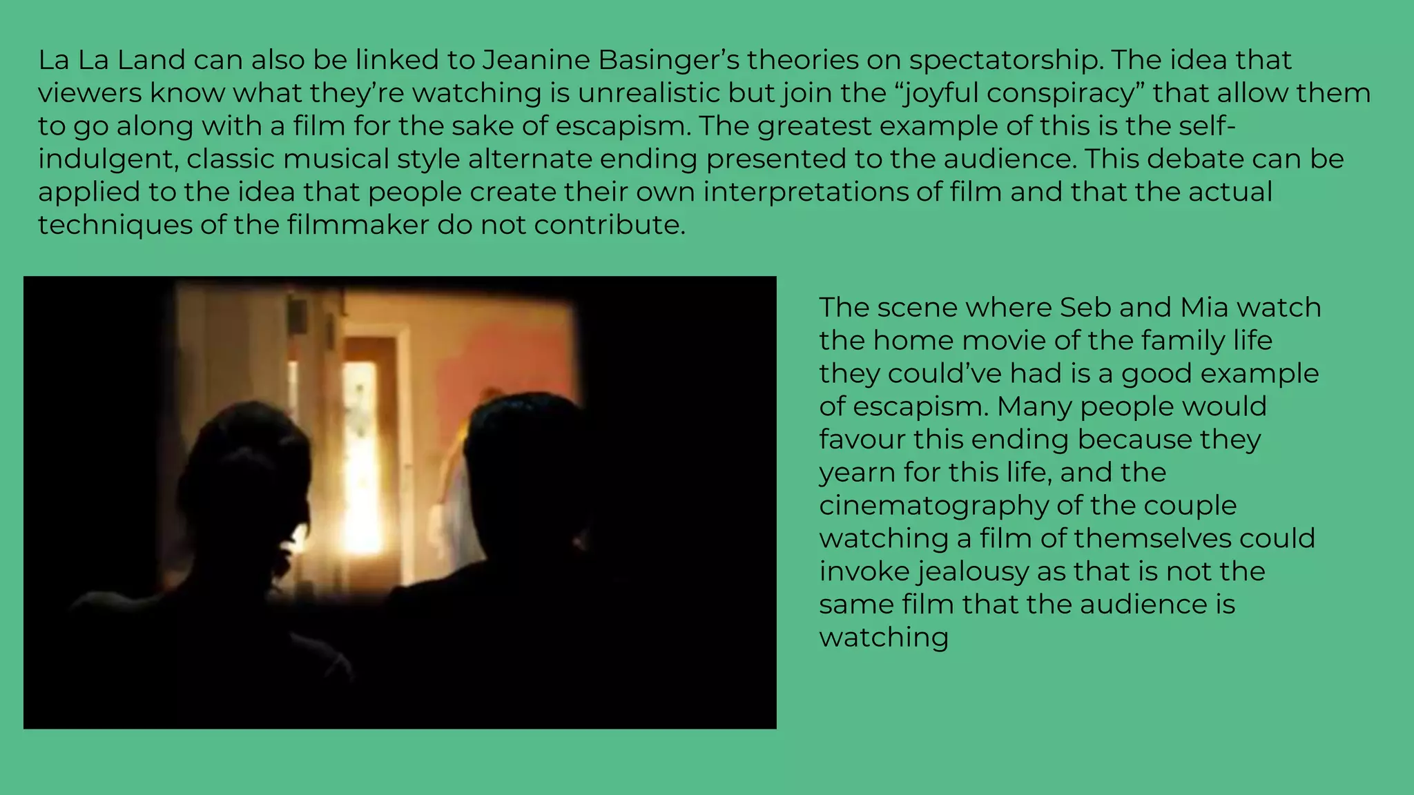 Captain Fantastic and La La Land Spectatorship notes (A Level Film) | PPTX