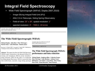 Insights to the Morphology of Planetary Nebulae from 3D Spectroscopy | PPT