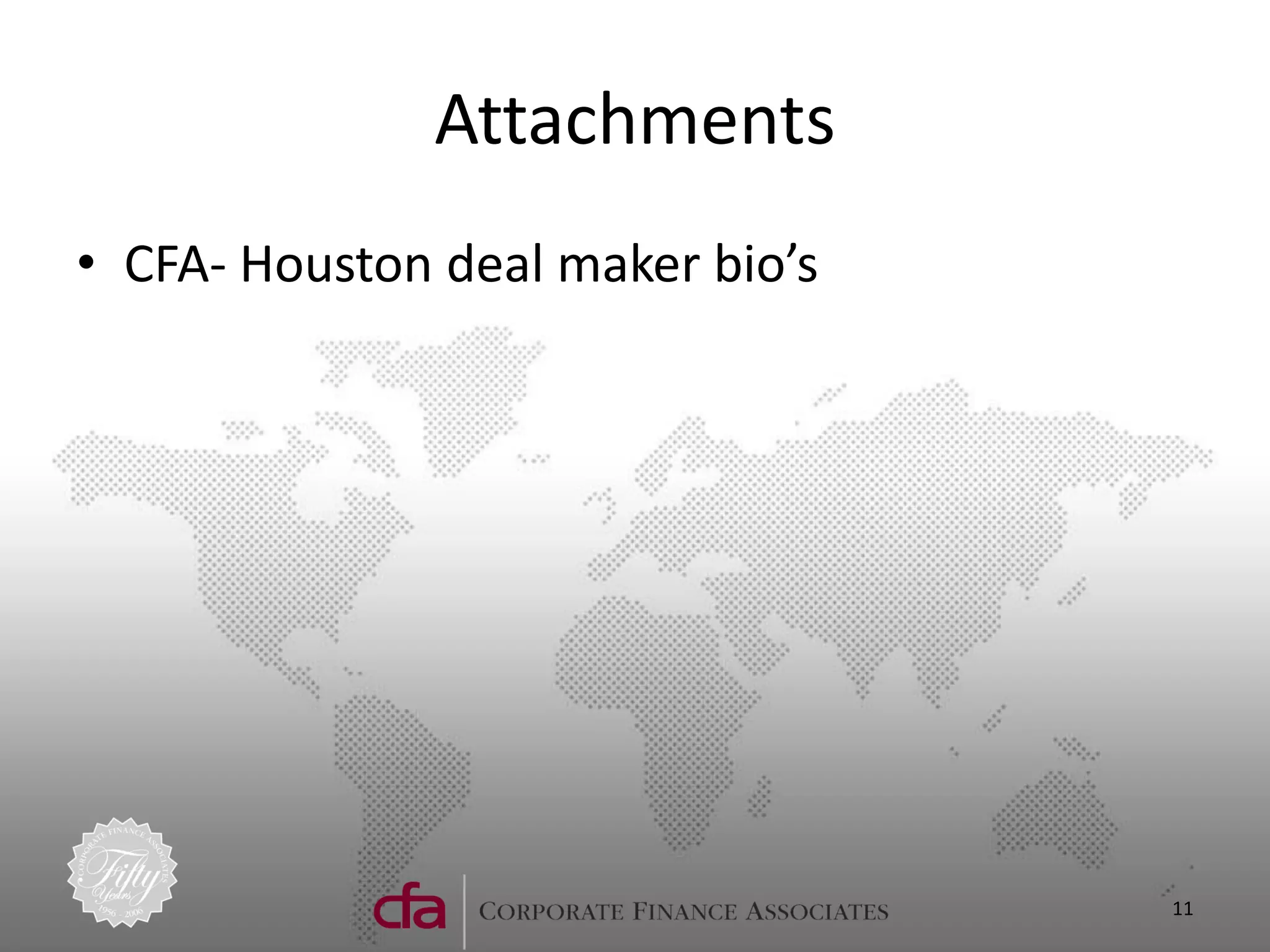 CFA presentation general | PDF | Private Equity | Business Banking ...