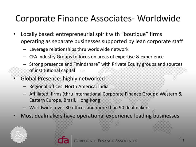 CFA presentation general | PDF | Private Equity | Business Banking & Finance