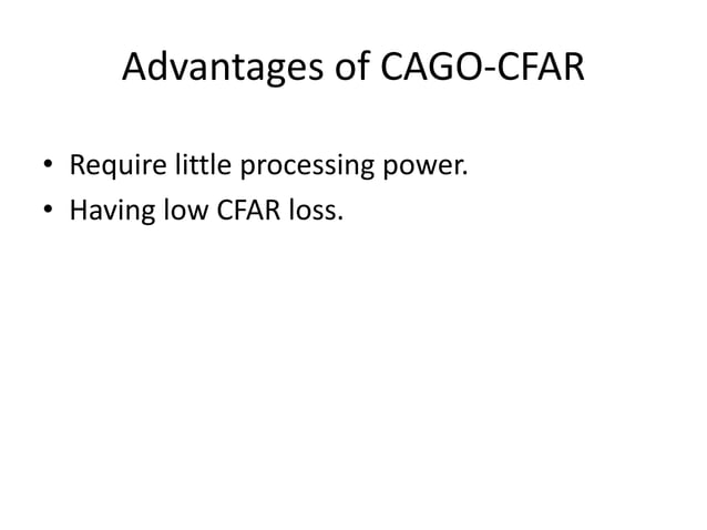 CFAR | PPTX | Computing | Technology & Computing