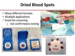 Laboratory Assays Cross-sectional Incidence Testing, Blood Spots, and ...