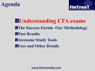 CFA training Methodology at FinTree | PDF