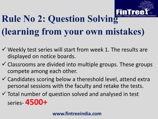 CFA training Methodology at FinTree | PDF