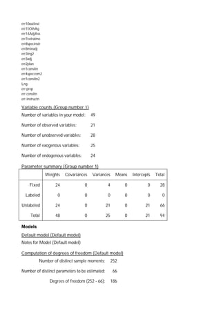 Cfa with amos simple steps | PDF