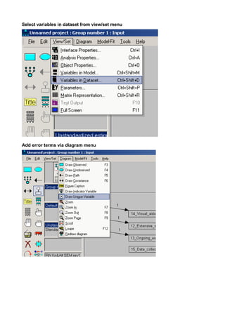 Cfa with amos simple steps | PDF