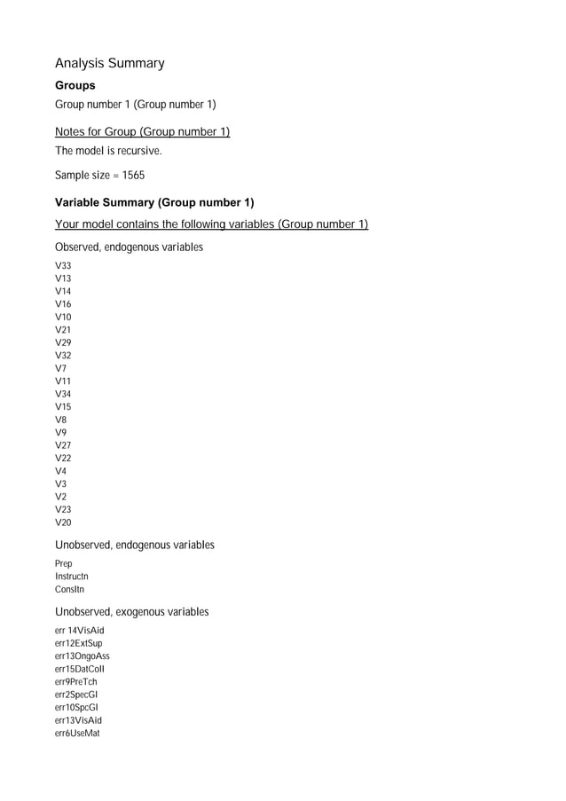 Cfa with amos simple steps | PDF