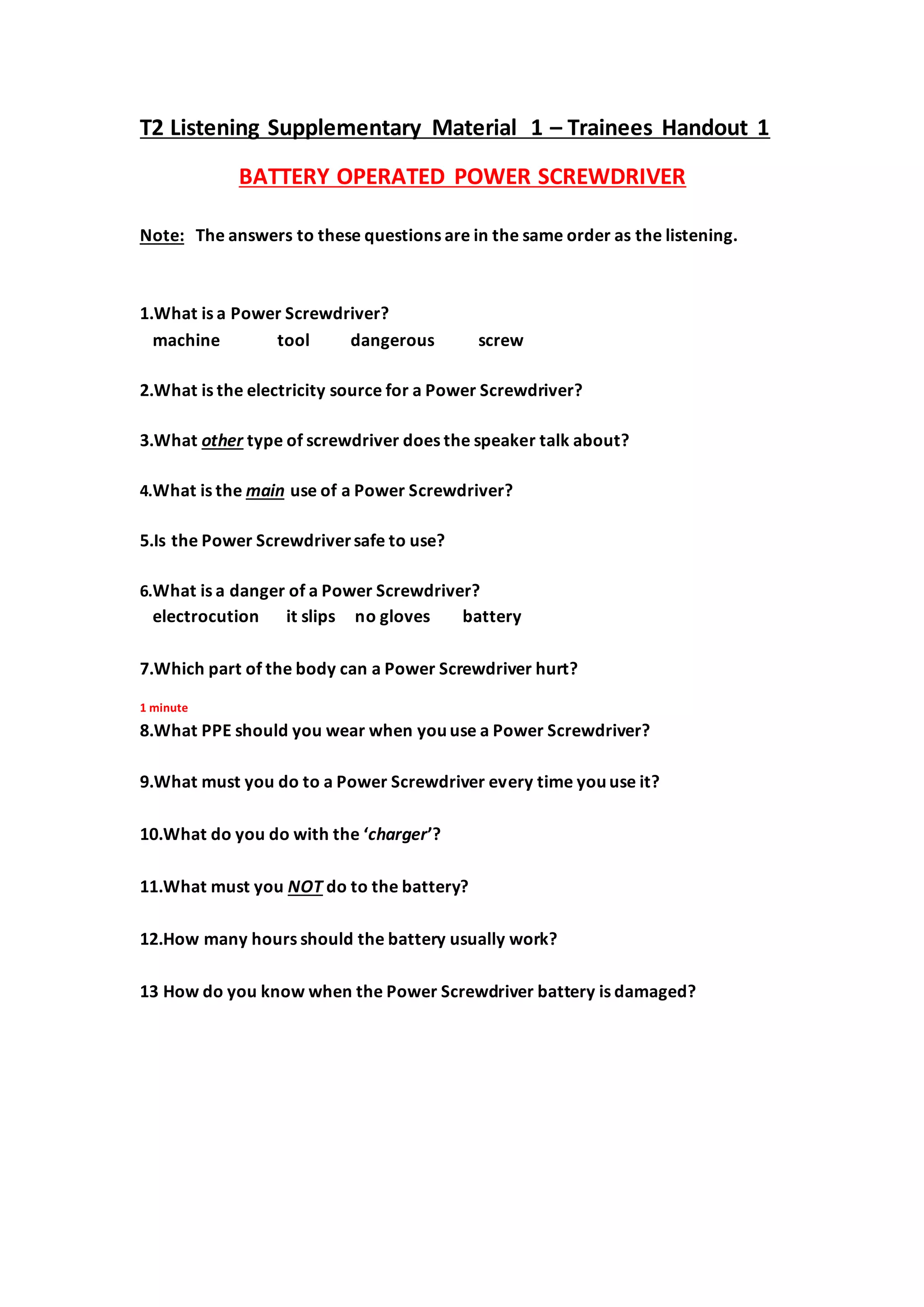 3. TRAINEE HANDOUT 1 | PDF