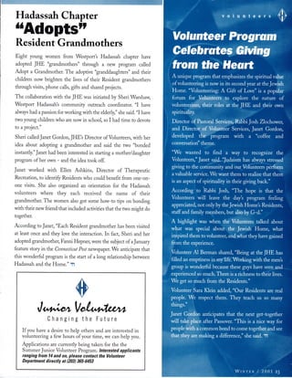 Jewish Home news magazine | PDF | Non-Profit Organizations | Industries