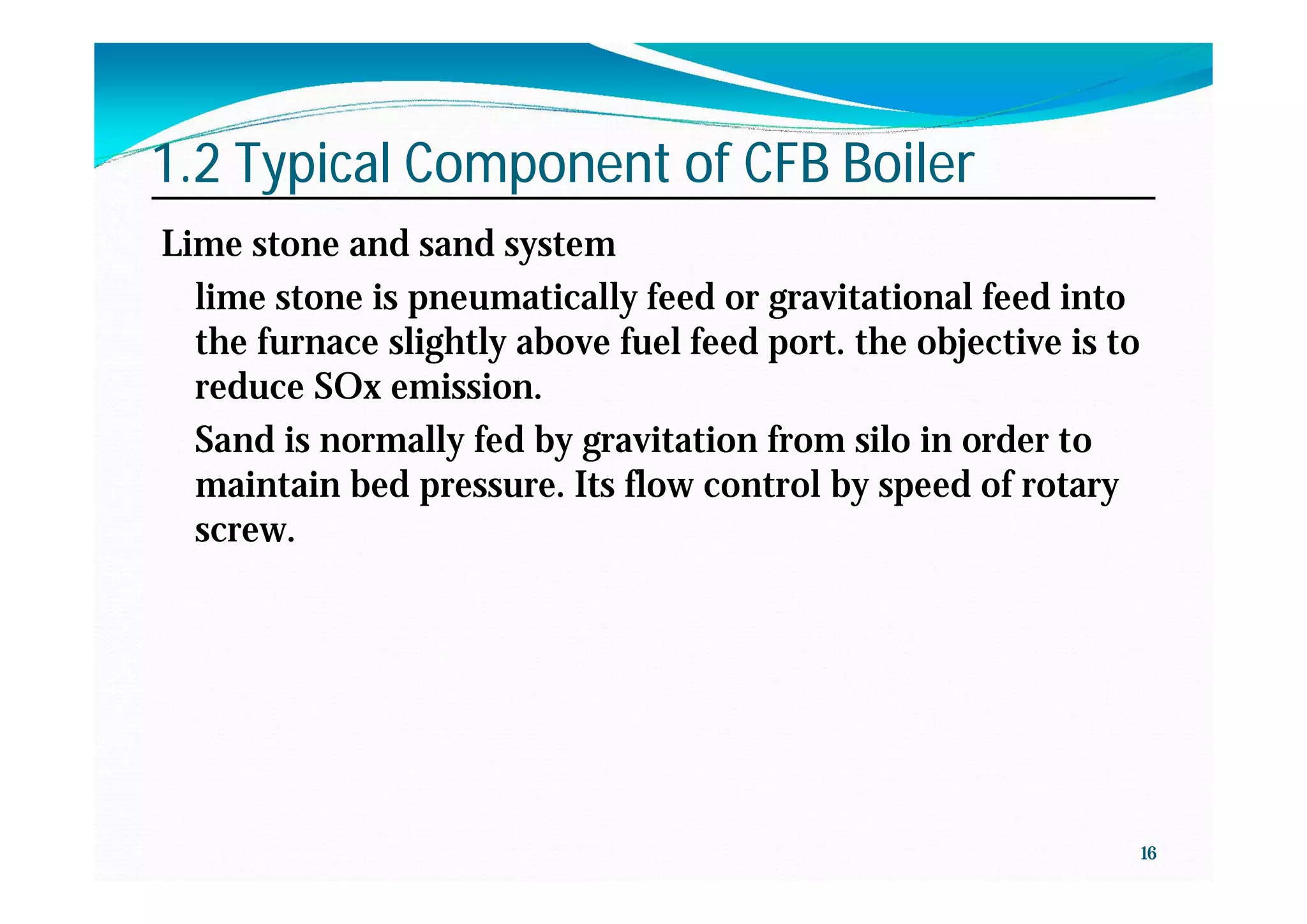 Cfb boiler basic design, operation and maintenance | PDF