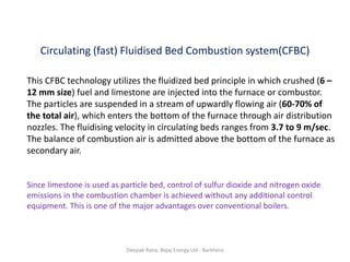 CFBC boiler operation | PPTX