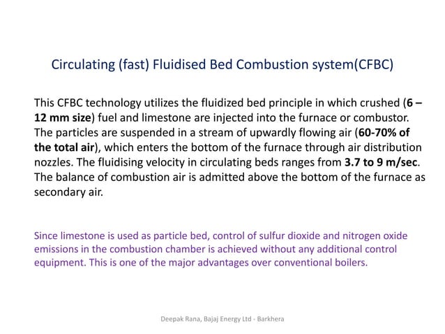 CFBC boiler operation | PPTX