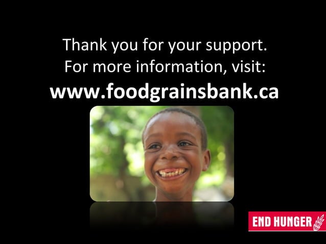 Canadian Foodgrains Bank Moment for Mission | PPT