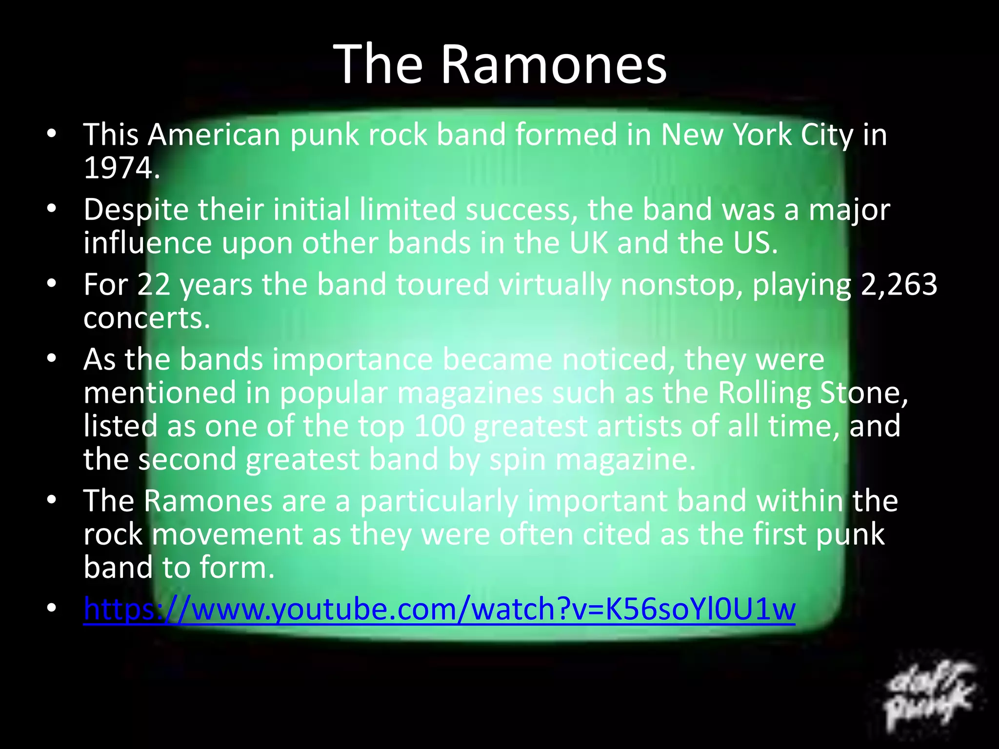 Punk rock presentation | PPTX