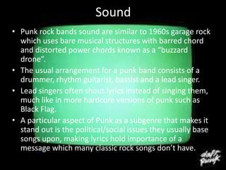 Punk rock presentation | PPTX