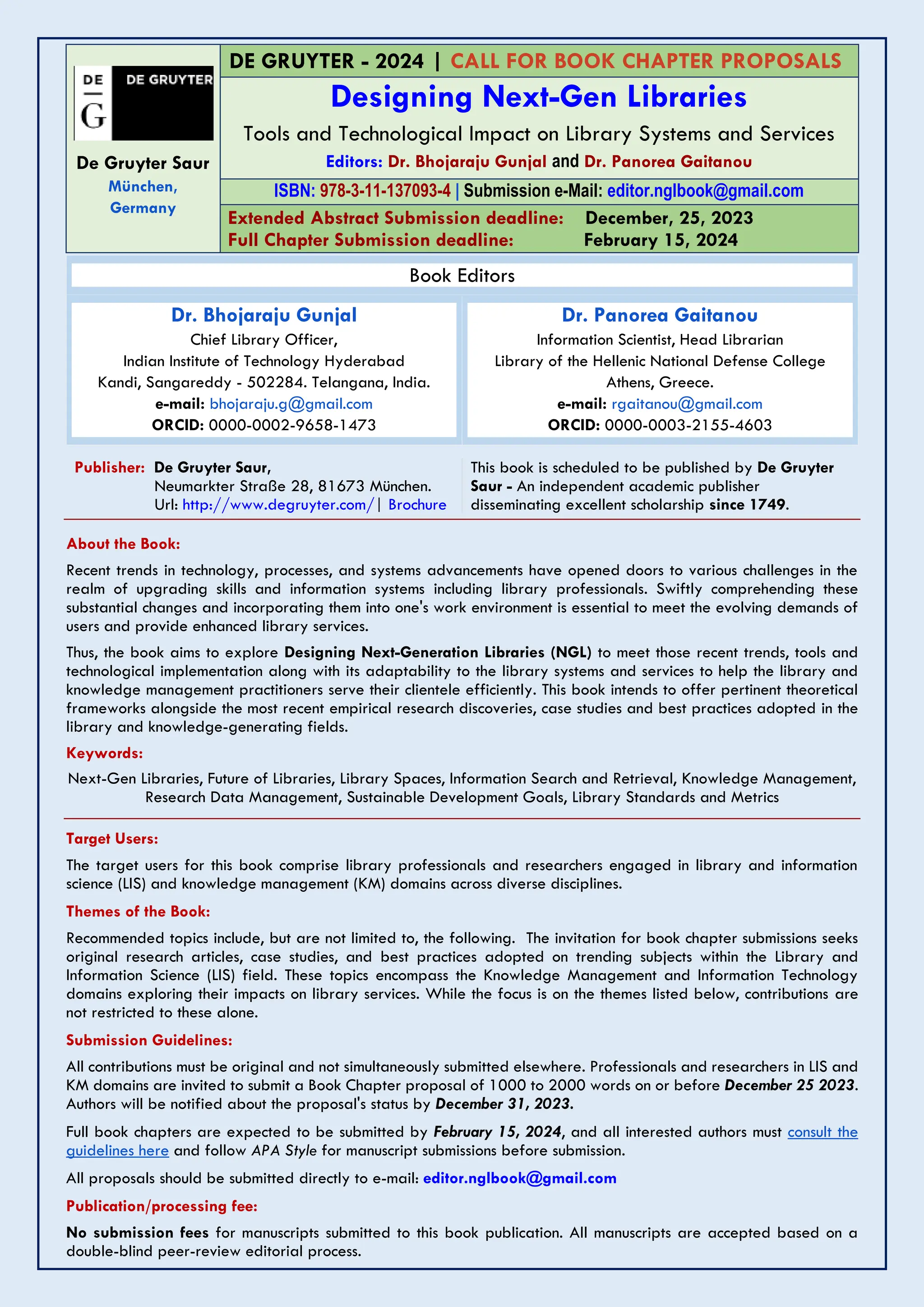 Designing Next-Gen Libraries Tools and Technological Impact on Library ...