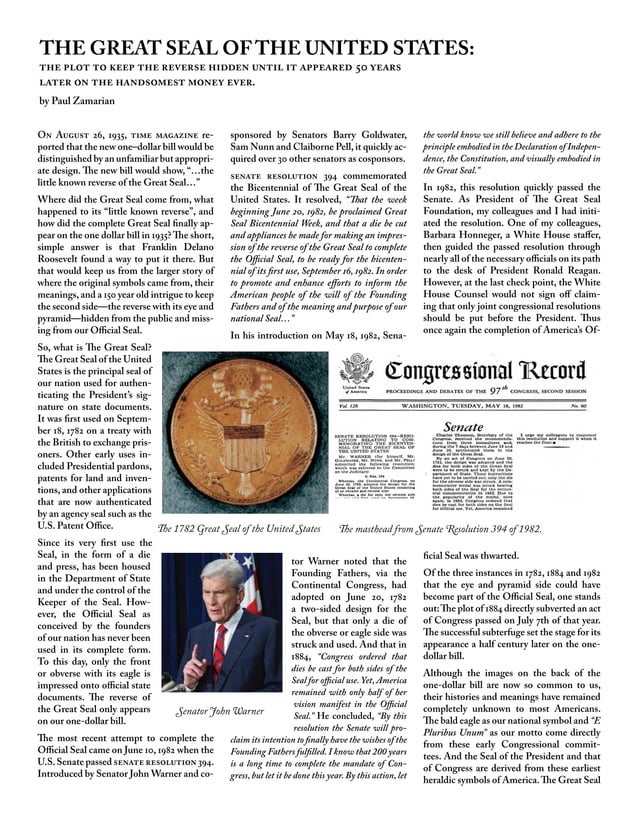 Great Seal Article | PDF