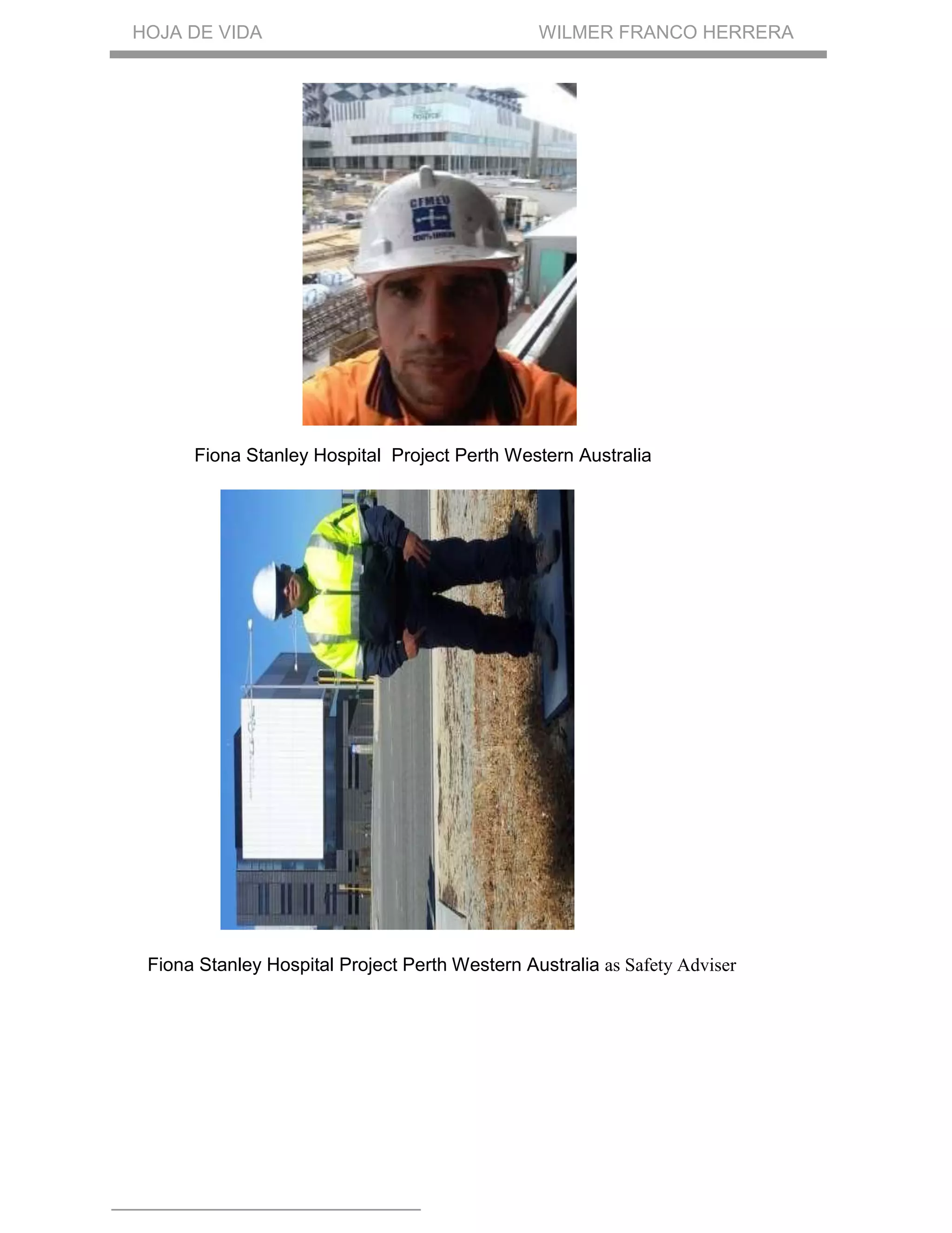 hojadvidaWilmerFSpanoleInglesactualizada | PDF