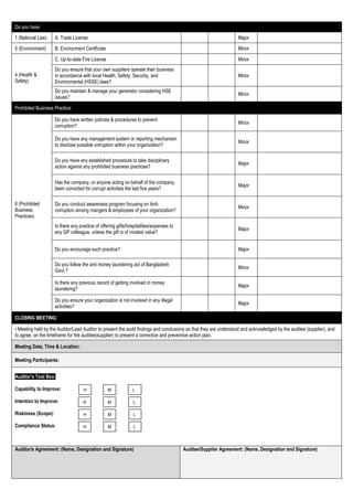Checklist | PDF | Business | Business and Finance