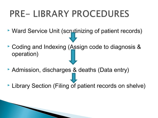 HEALTH INFORMATION LIBRARY | PPT
