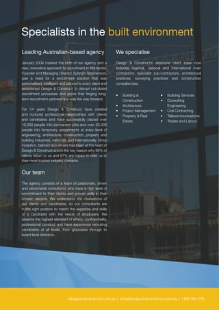 Design & Construct Company Profile | PDF