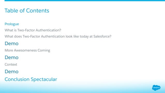 Securing Your Salesforce Deployment with Two Factor Authentication | PPT