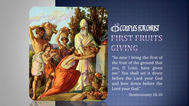 First Fruits Assembly teaching ppt cfc bm | PPTX