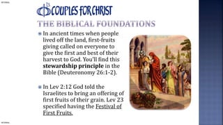 First Fruits Assembly teaching ppt cfc bm | PPTX
