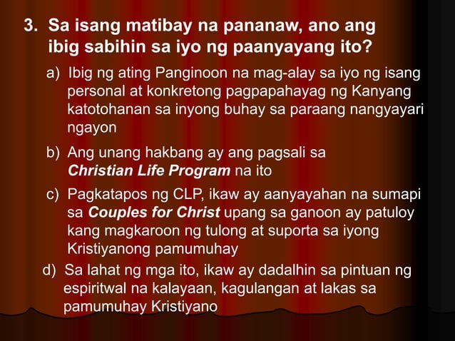 Cfc clp orientation | PPT