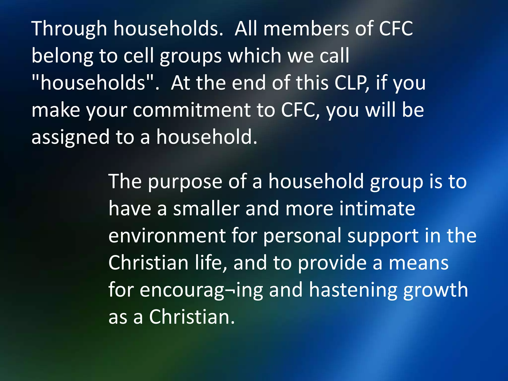 Cfc clp talk 11 | PPTX