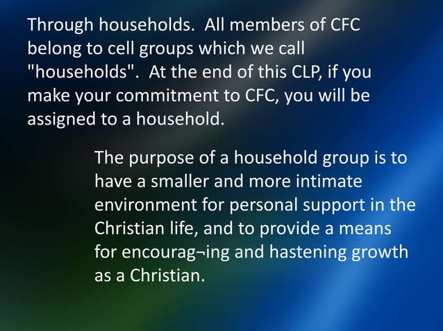 Cfc clp talk 11 | PPTX | Christianity | Religion & Spirituality